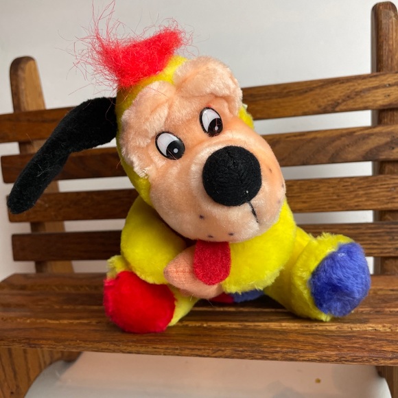 King Plush | Toys | King Plush Multicolor Puppy Dog Plush With Bone 7 ...